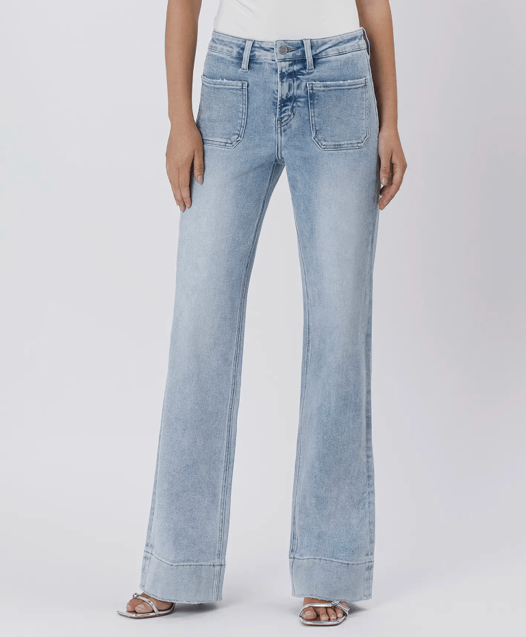 90's Vintage Front Patch Pocket Flare - RubyJane & Valleygirl