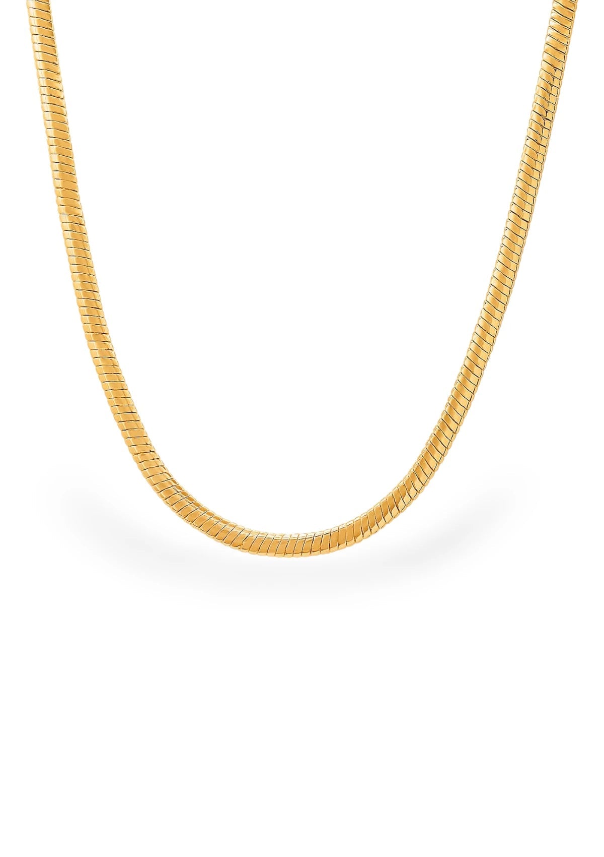 Brass Snake Chain Necklace - RubyJane & Valleygirl