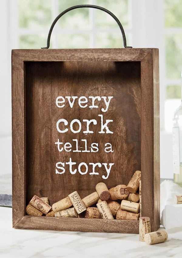 "Every Cork Tells A Story" Display Box - RubyJane & Valleygirl